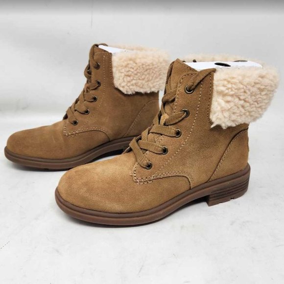 UGG | Shoes | Womens 6 Ugg Harrison Lace Boot In Chestnut Suede | Poshmark